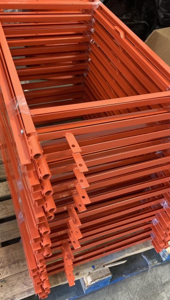 Metal A-frame sign stand